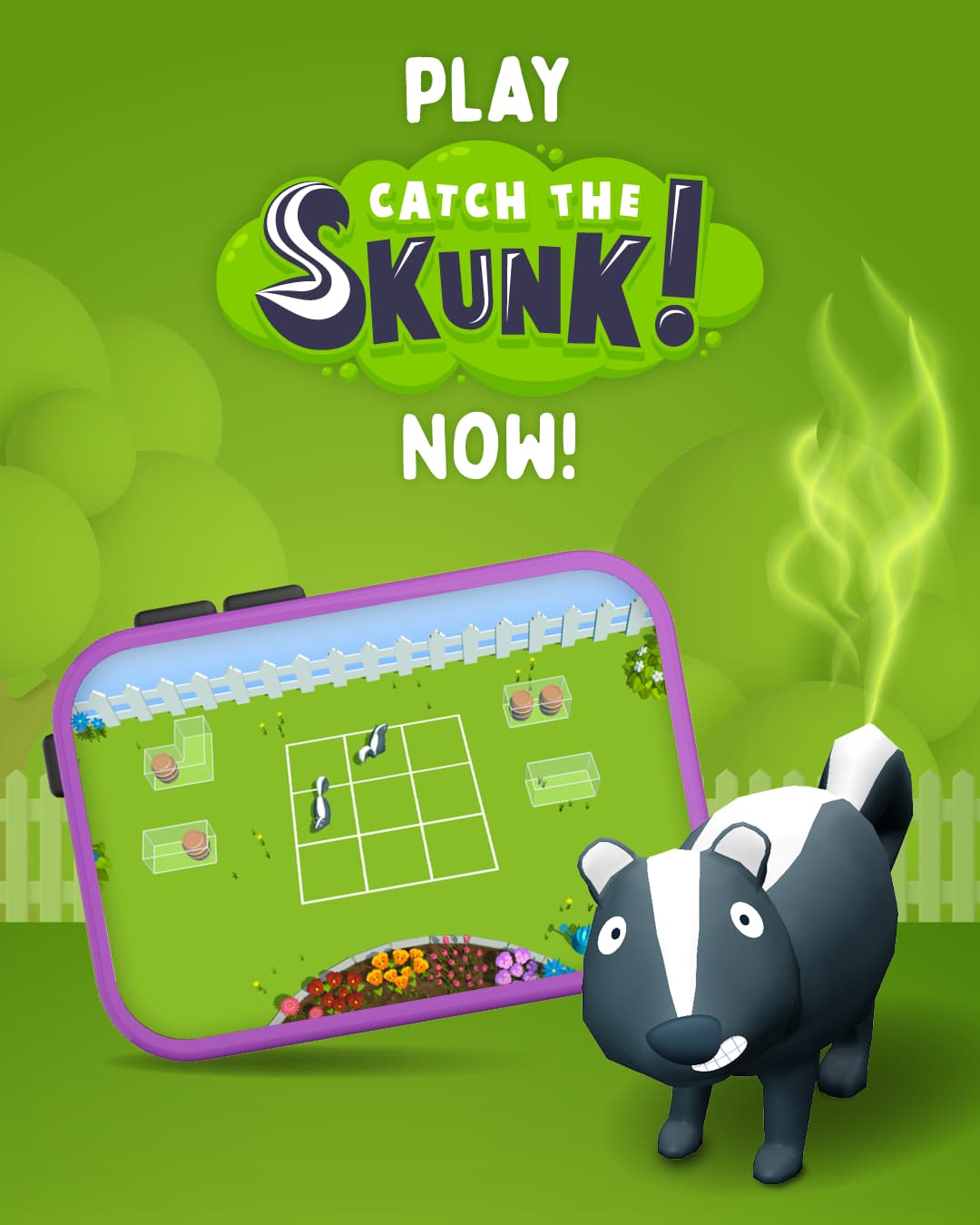 Catch the Skunk from SmartGames - Come to the smelly rescue!